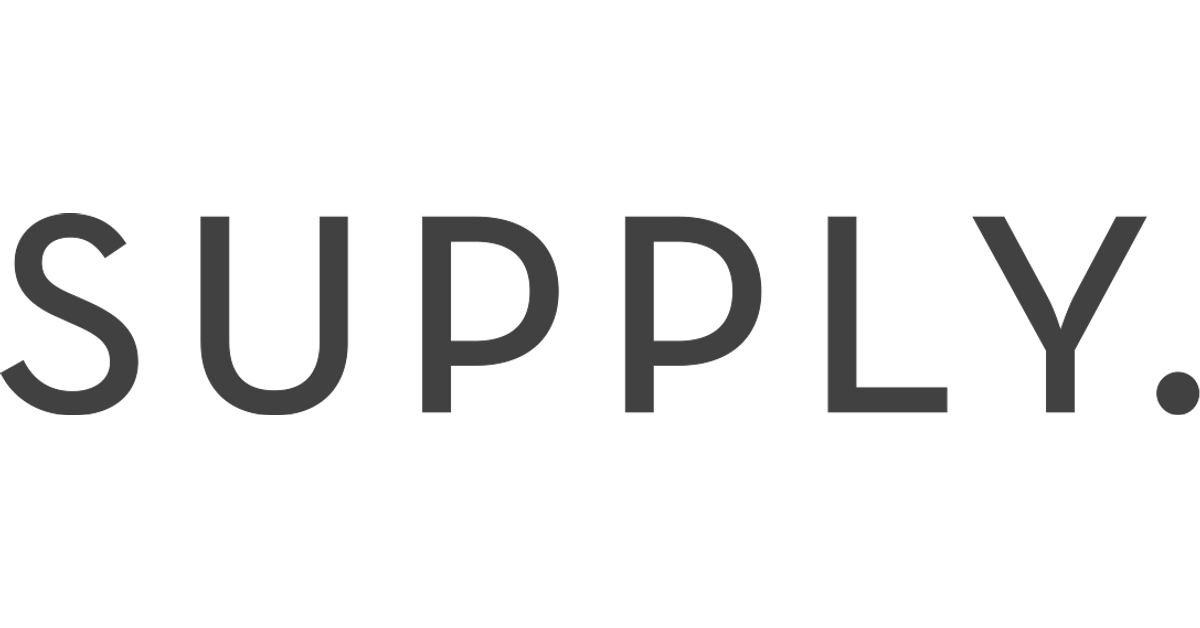 Supply Co Logo Eco Conscious Apparel & Goods Made With You AND The